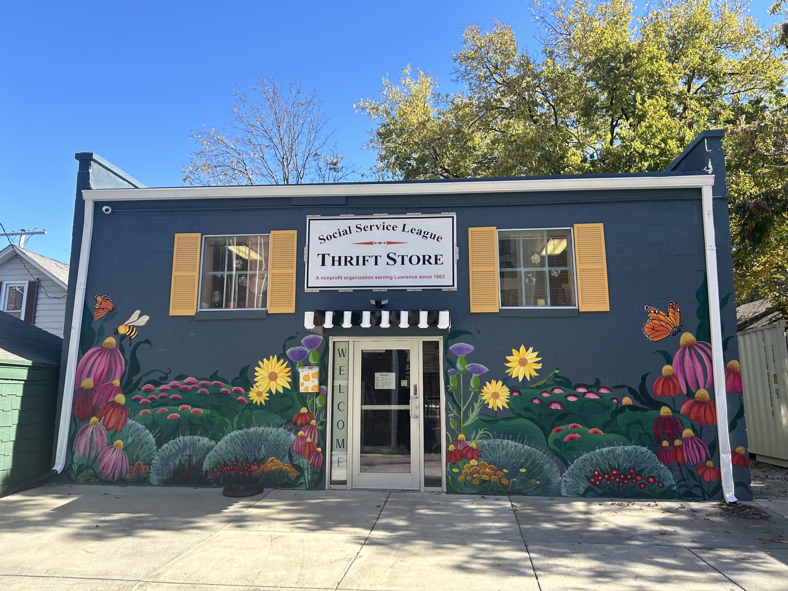 A colorful mural is drawing new attention to the Social Service League ...